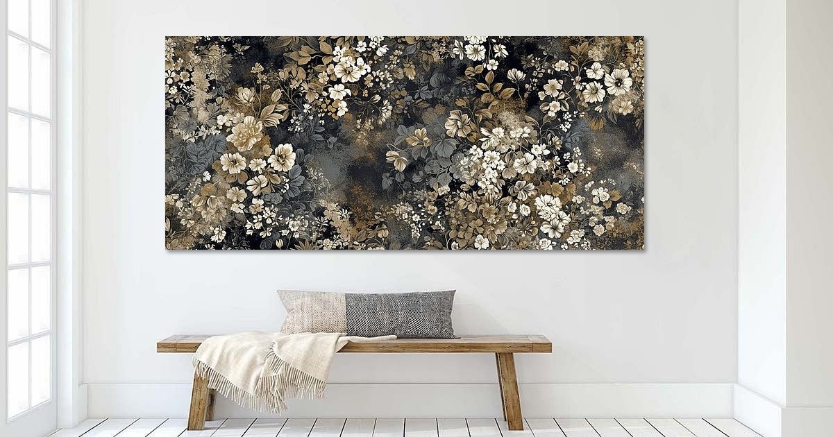 Natuurlijke Bloemenpracht van De Mooiste Kunst op canvas, behang en meer